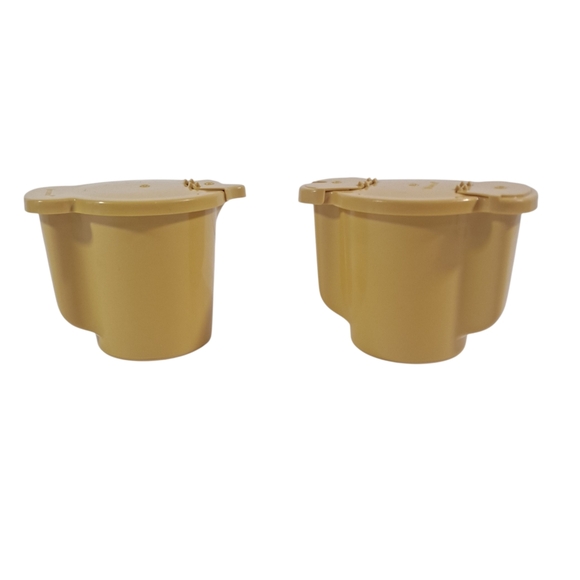 Tupperware | Kitchen | Vintage Harvest Gold Tupperware Creamer Sugar ...